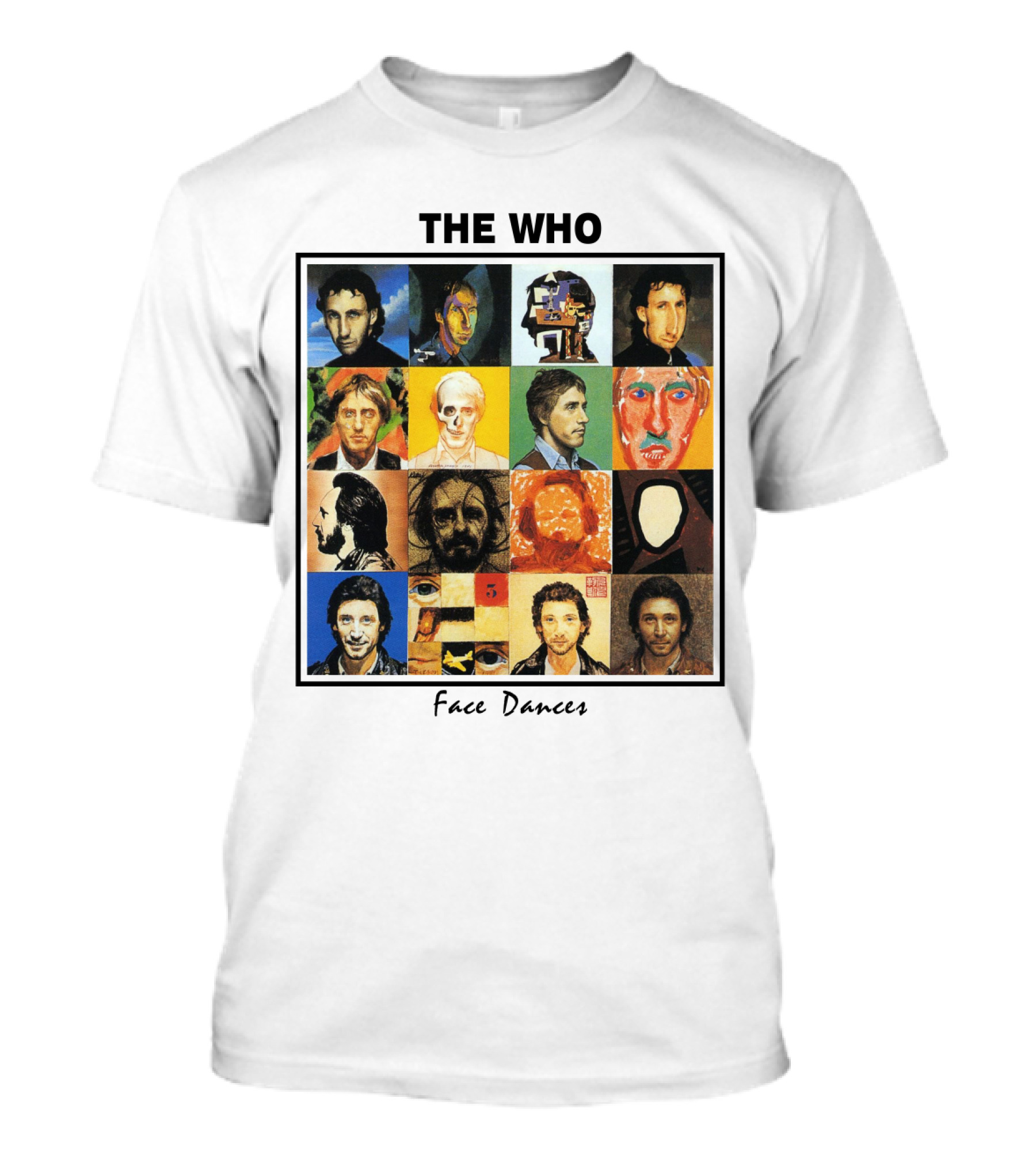 The Who Face Dancers Album Cover T-Shirt