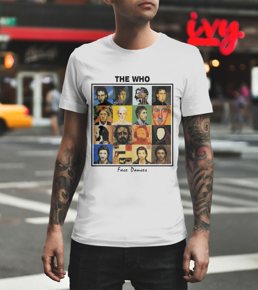 The Who Face Dancers Album Cover T-Shirt