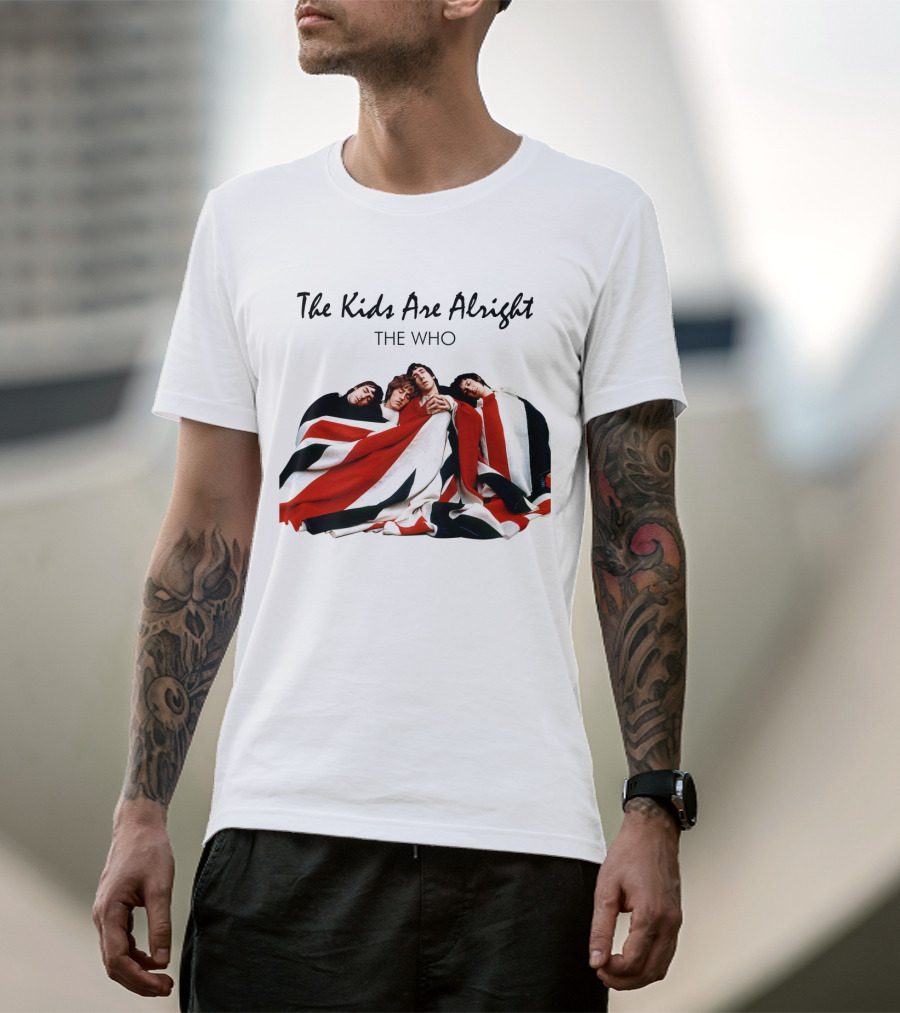 The Kids Are Alright The Who Union Jack Blanket T-Shirt