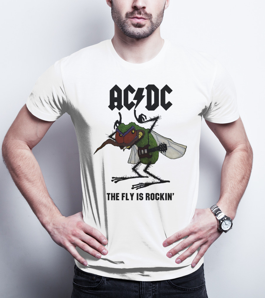 Acdc The Fly Is Rockin' T-Shirt