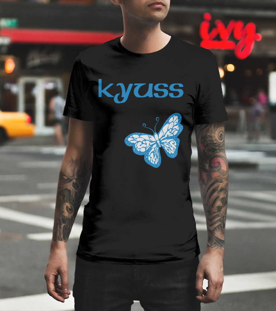 Kyuss Blue Butterfly T-Shirt