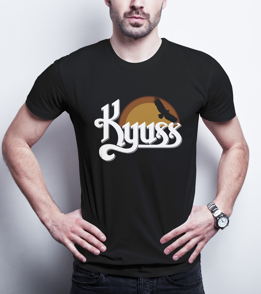 Kyuss Sunset Eagle Silhouette T-Shirt
