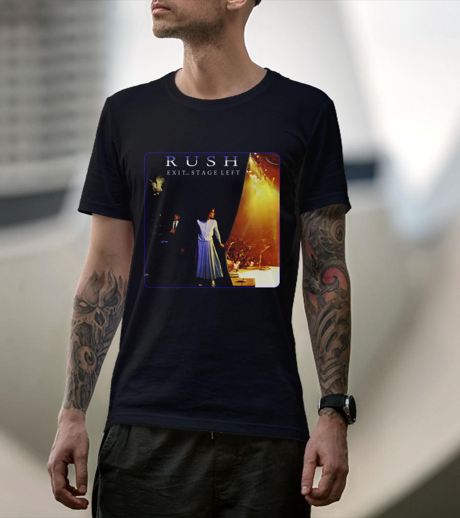Rush Exit...stage Left Album Cover T-Shirt