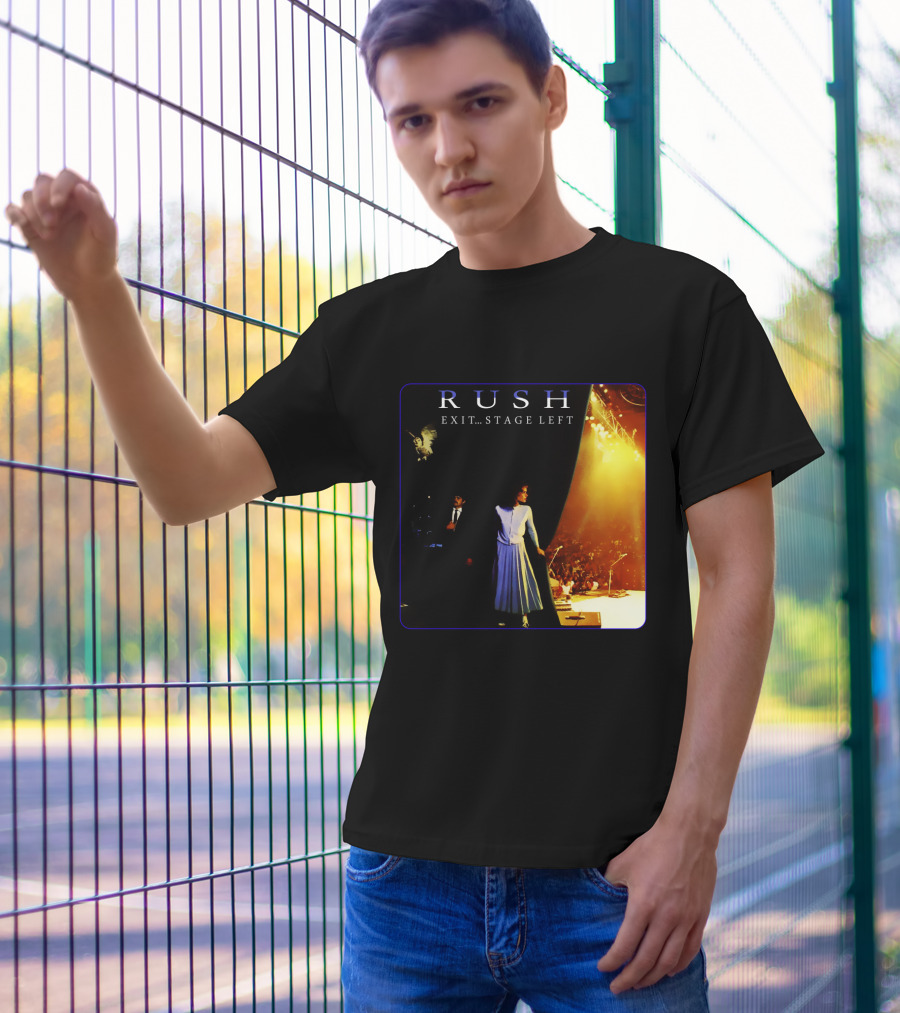 Rush Exit...stage Left Album Cover T-Shirt