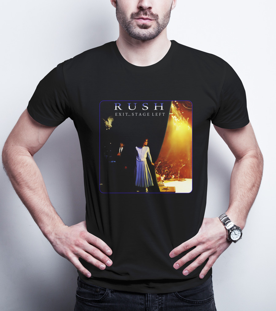 Rush Exit...stage Left Album Cover T-Shirt