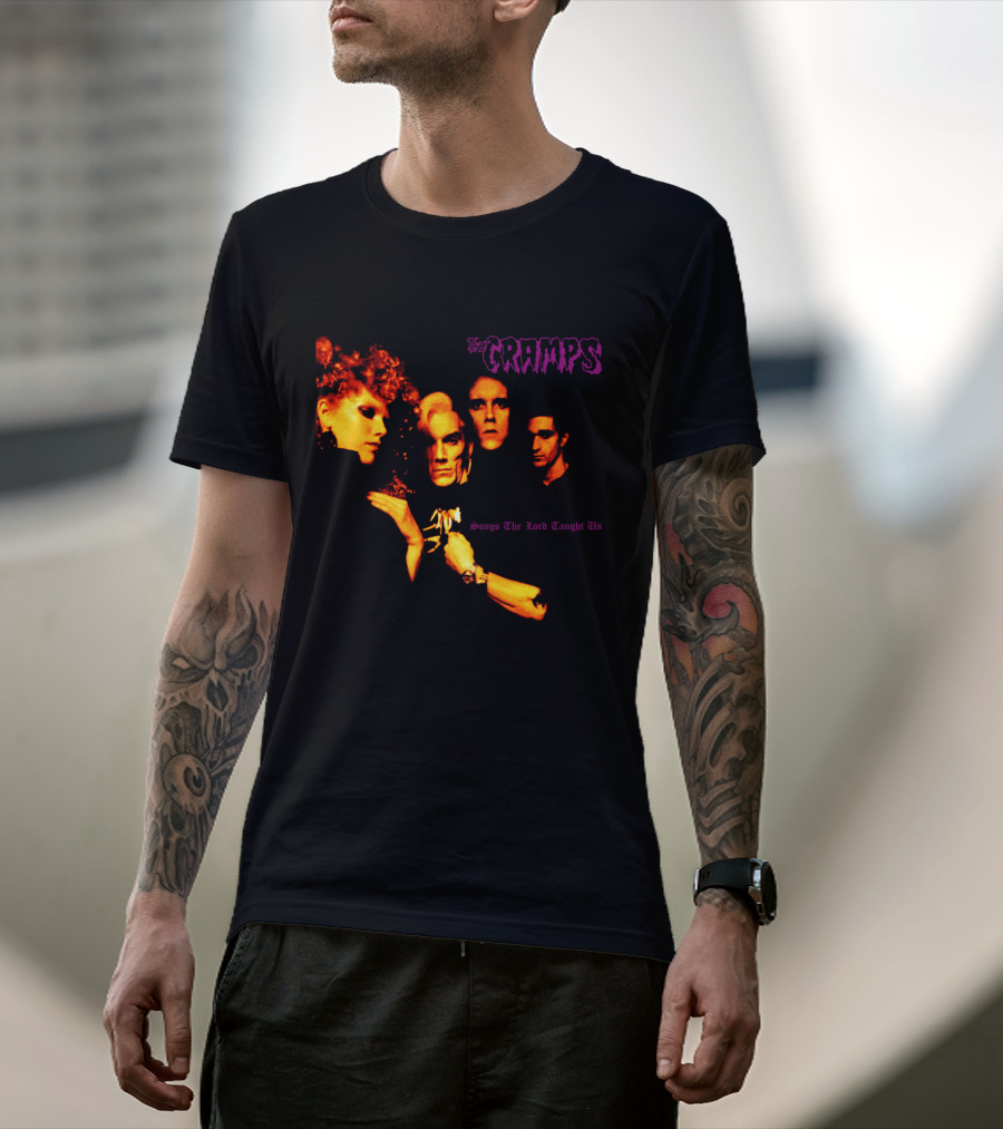 The Cramps Songs The Lord Taught Us Album Cover Tcr T-Shirt