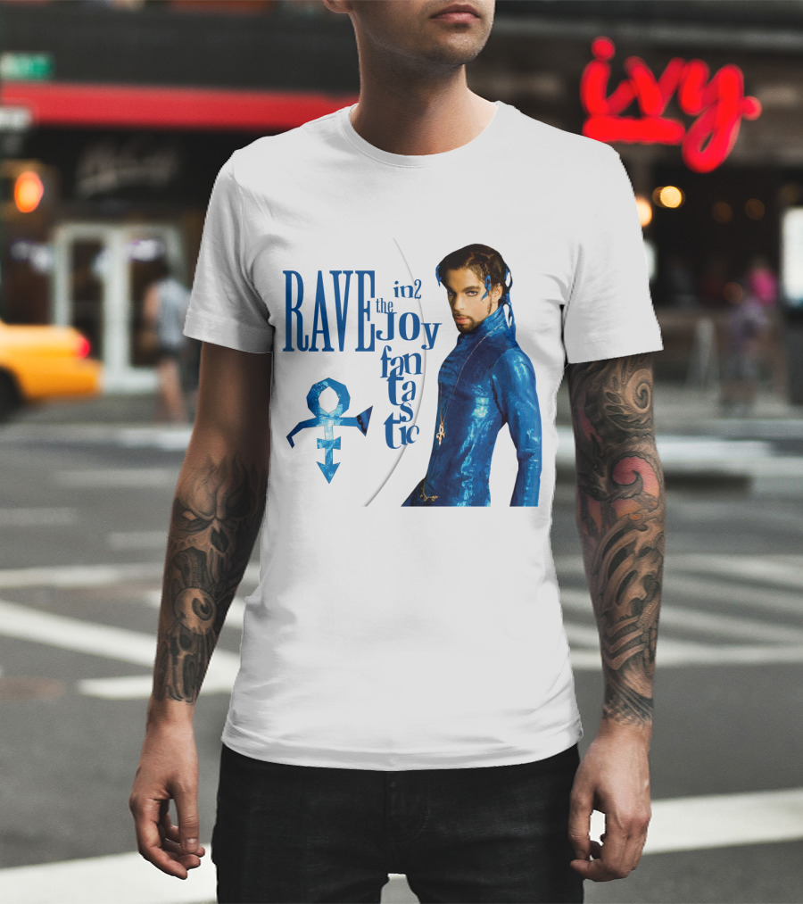 Rave Un2 The Joy Fantastic Prince Symbol Blue Outfit T-Shirt