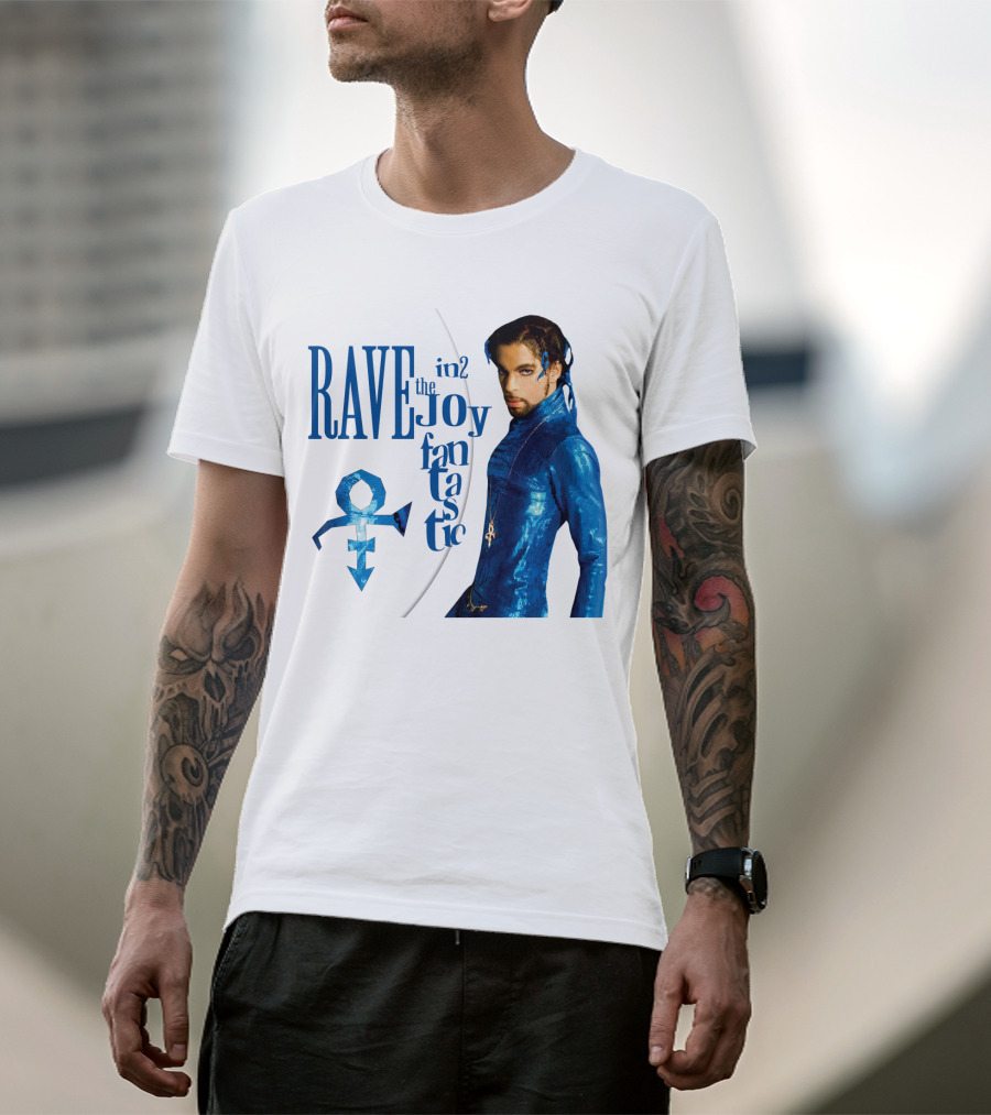 Rave Un2 The Joy Fantastic Prince Symbol Blue Outfit T-Shirt