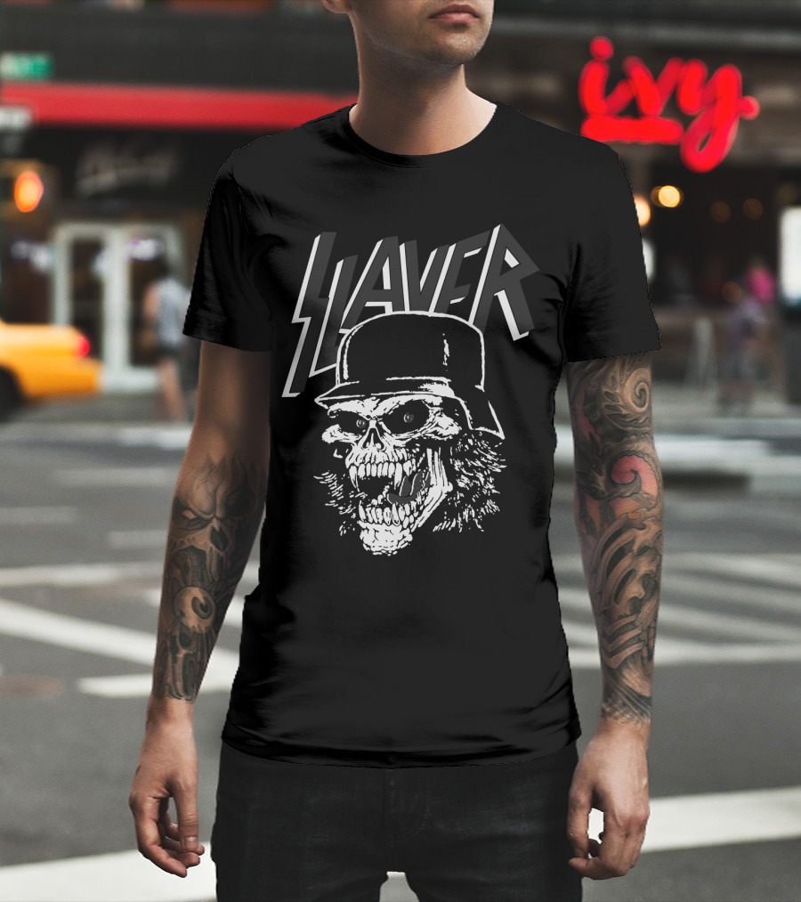 Slayer Skull Soldier Iconic Band T-Shirt