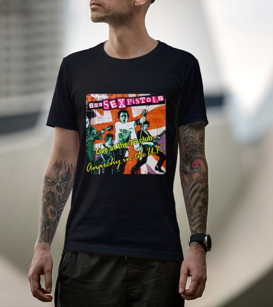 The Sex Pistols Live At The 76 Club Anarchy In The U.k. T-Shirt