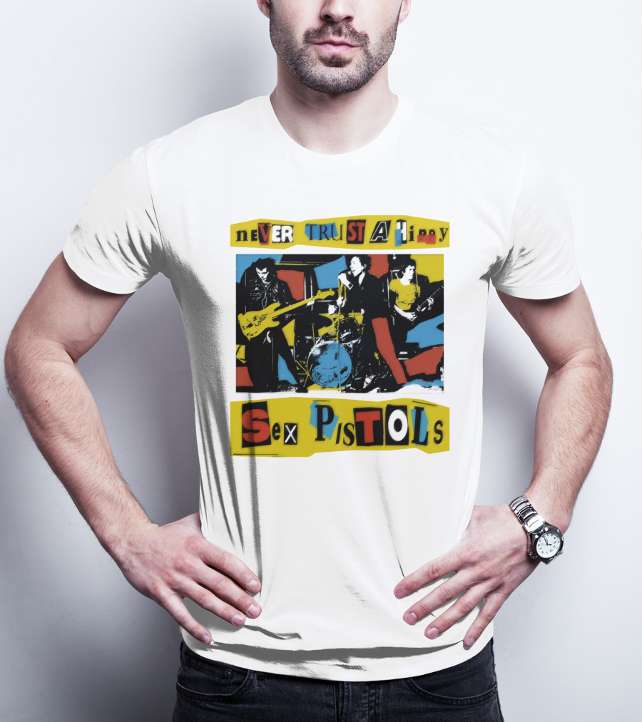 Never Trust A Hippy Sex Pistols T-Shirt