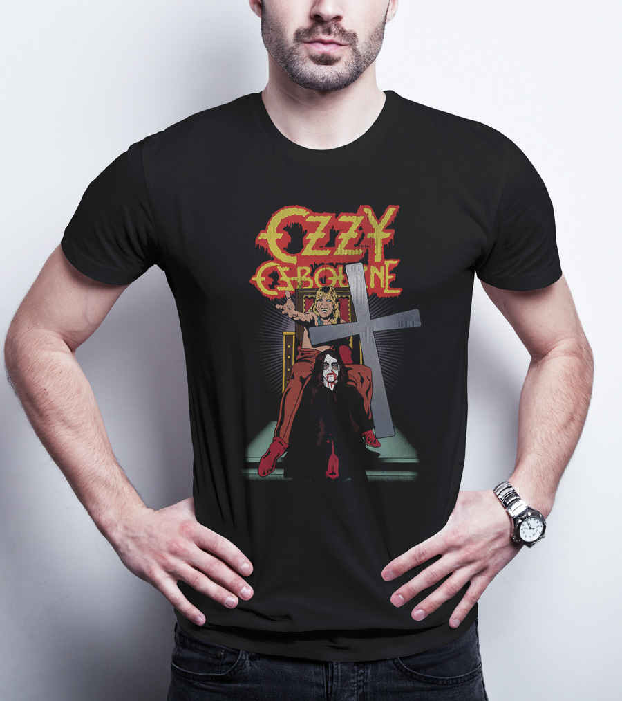 Ozzy Osbourne Throne And Cross T-Shirt