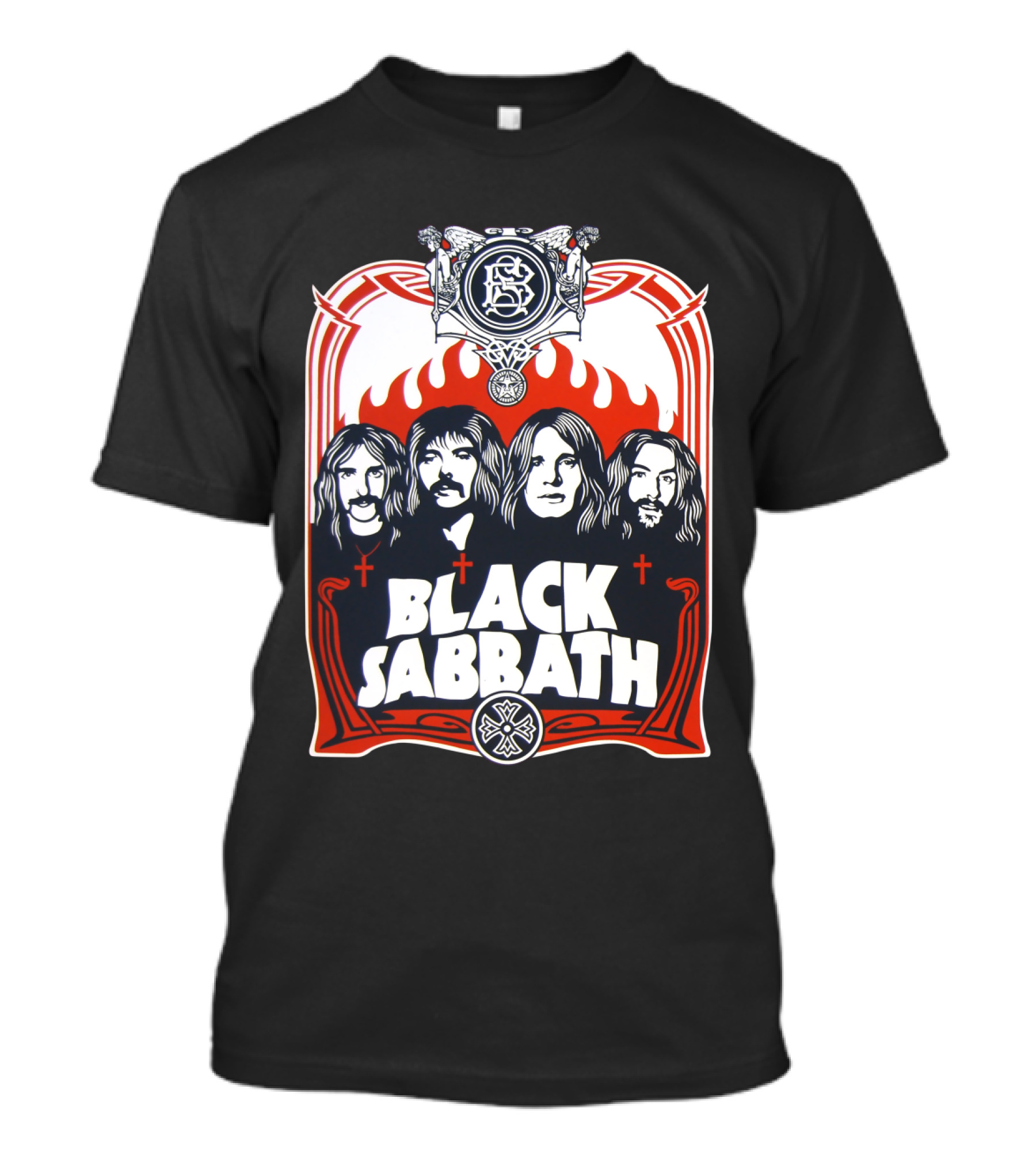 Black Sabbath Band Portrait Bs T-Shirt