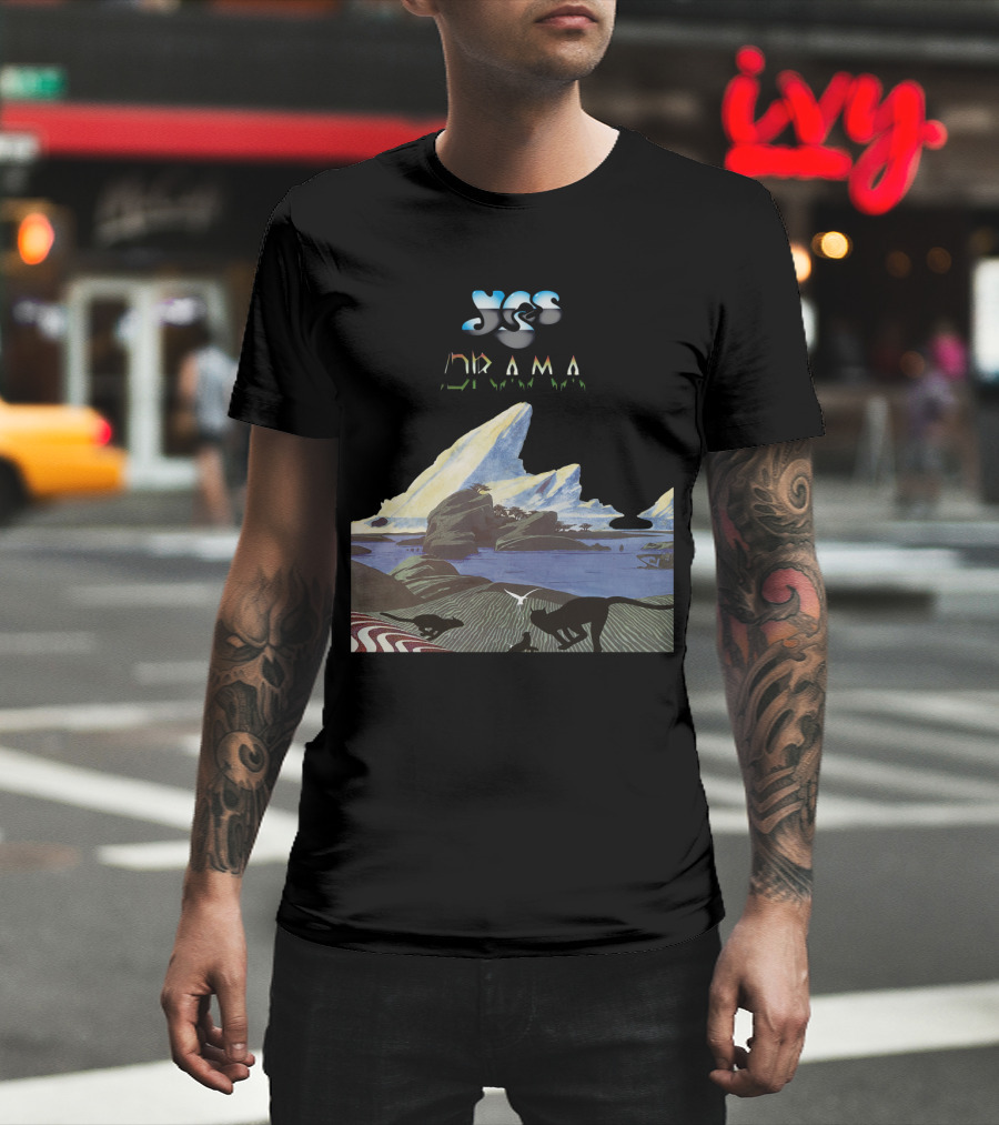 Yes Drama Album Cover Art Landscape T-Shirt