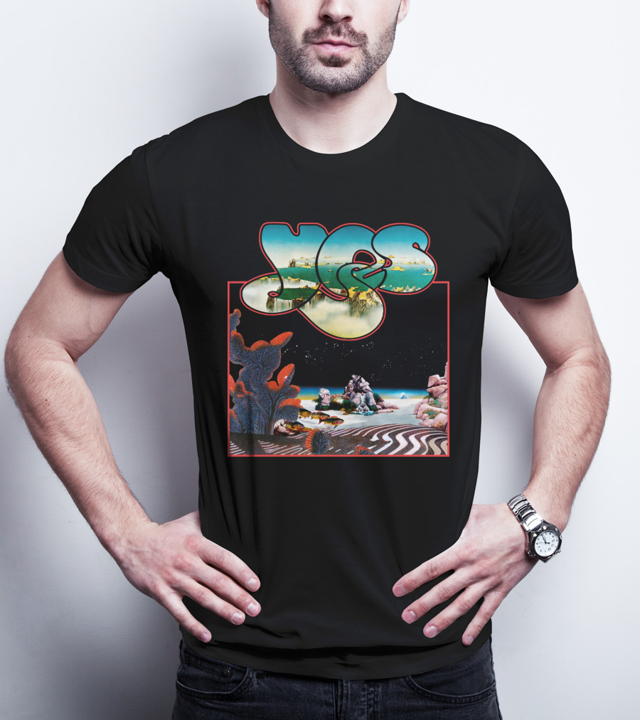 Yes Roger Dean Classic Album Art Ocean Landscape T-Shirt