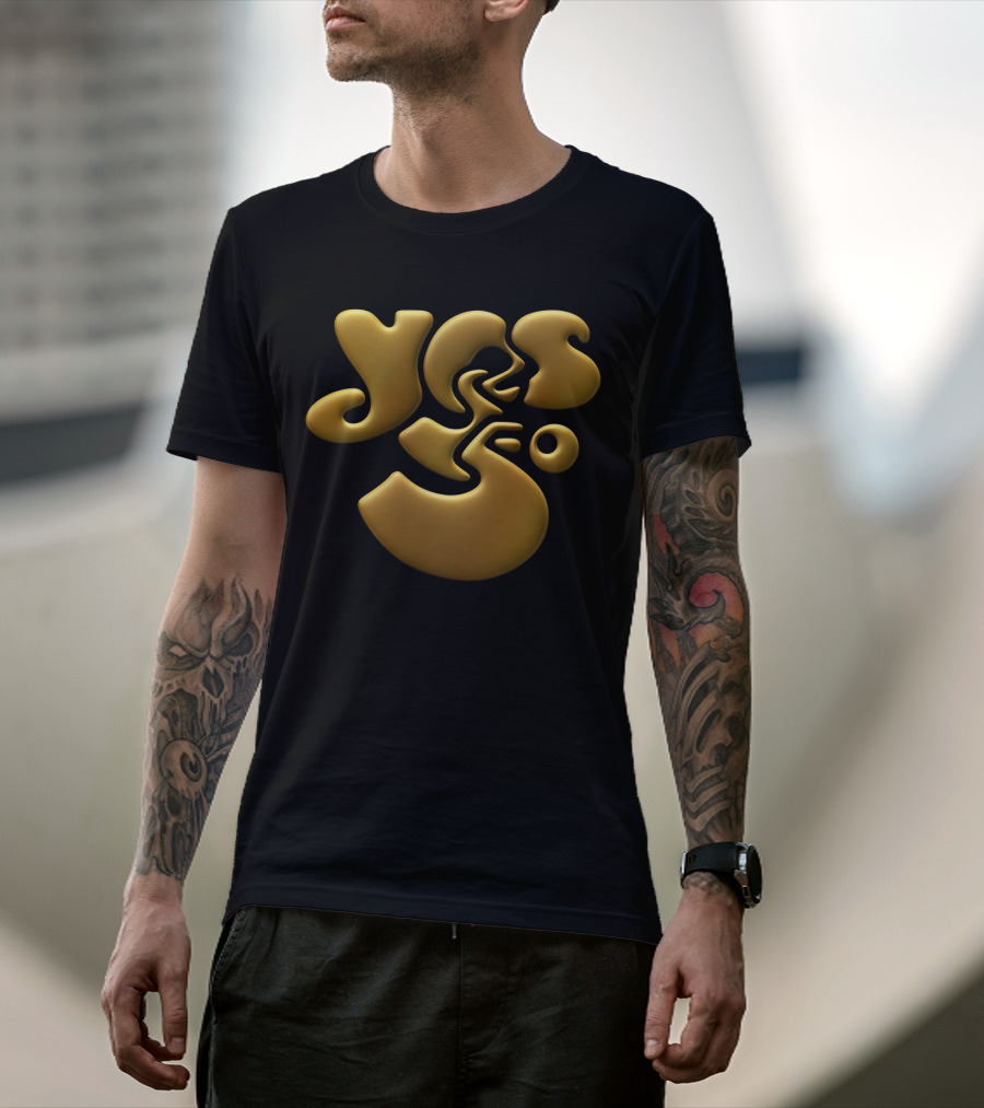Ye 35 3D Gold Abstract T-Shirt