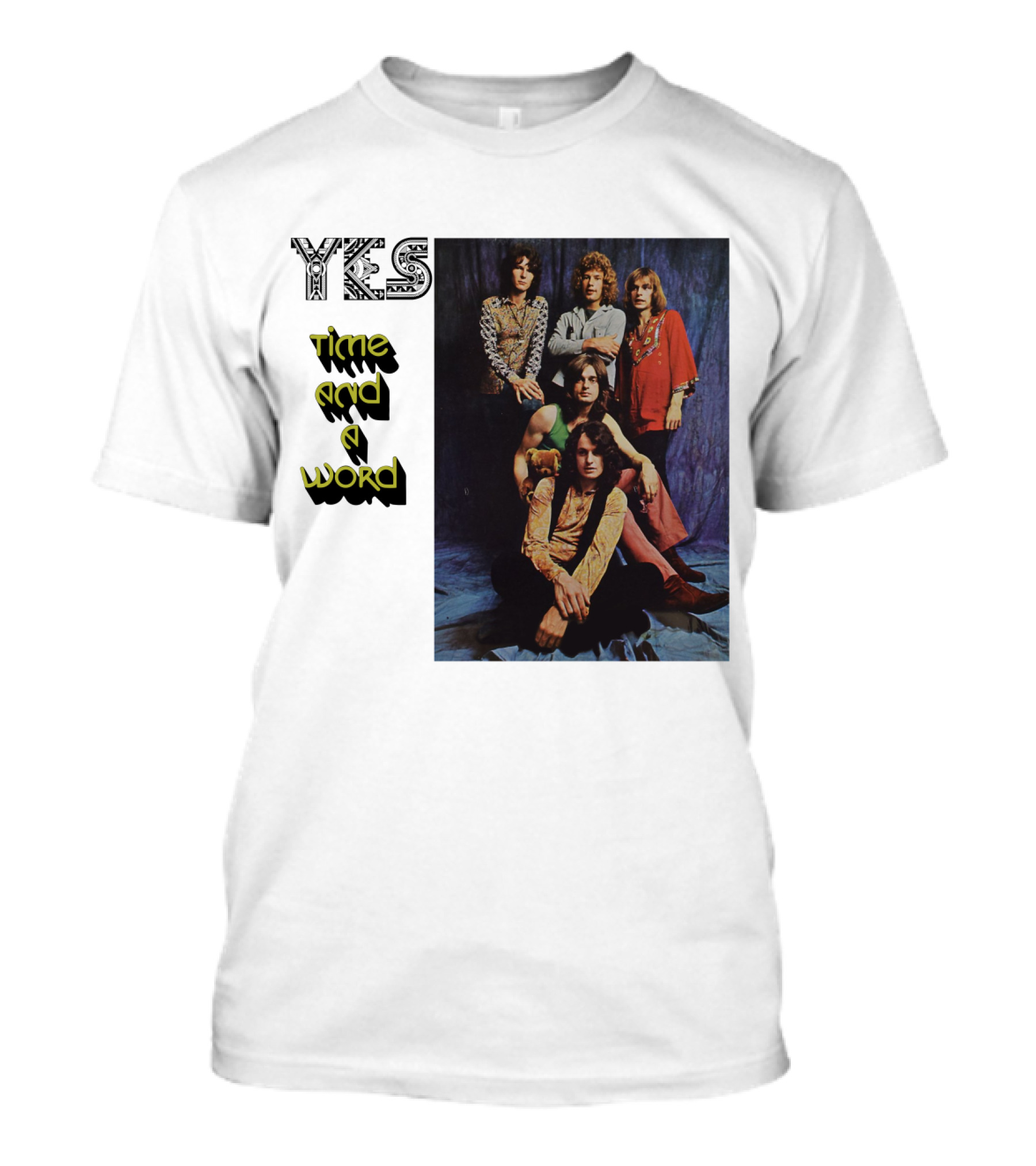 Yes Time And A Word Band Photo T-Shirt