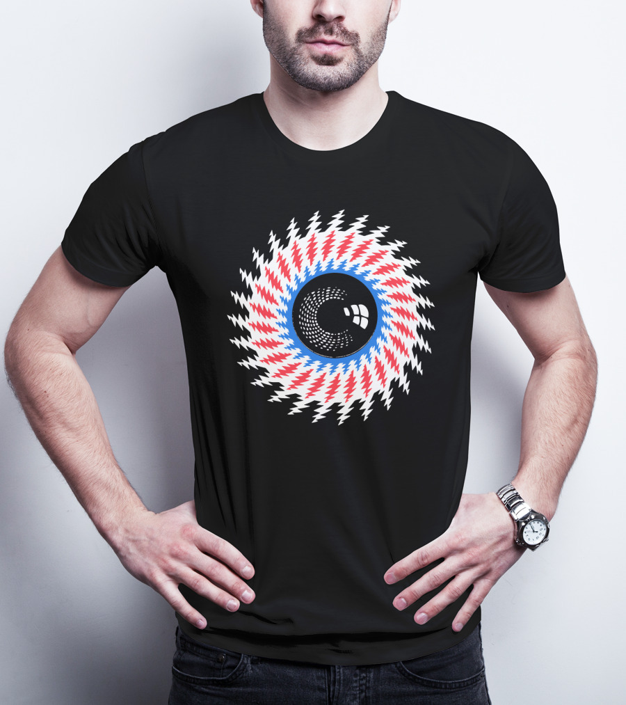 Grateful Dead Steal Your Face Optical Illusion Eye T-Shirt
