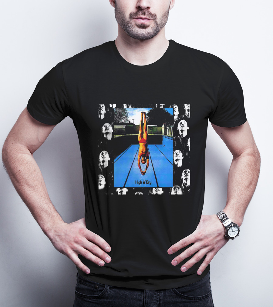 High 'N' Dry Dlp Swimming Pool Diver Photomontage T-Shirt
