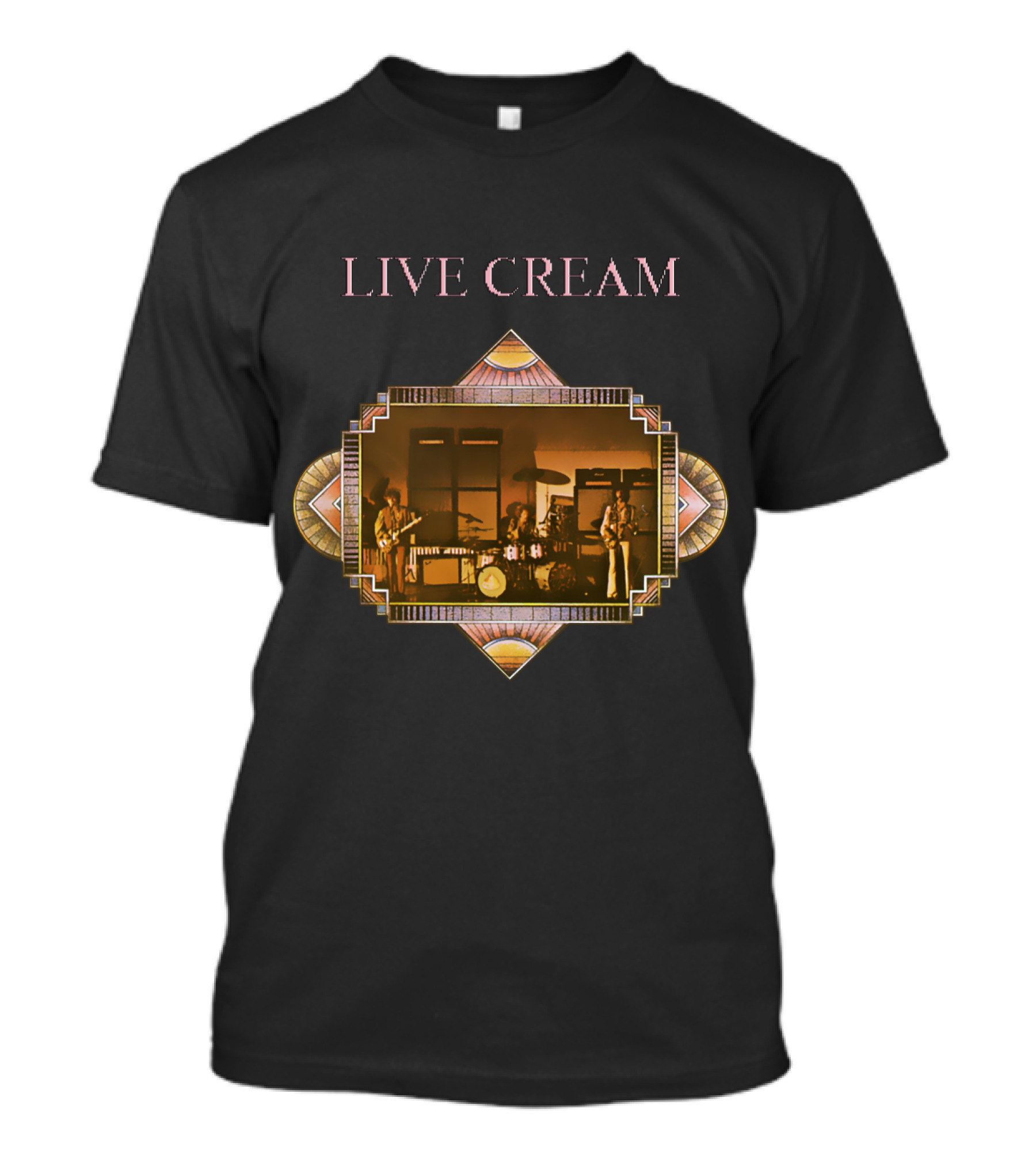 Live Cream Concert Performance Vintage Retro Style T-Shirt