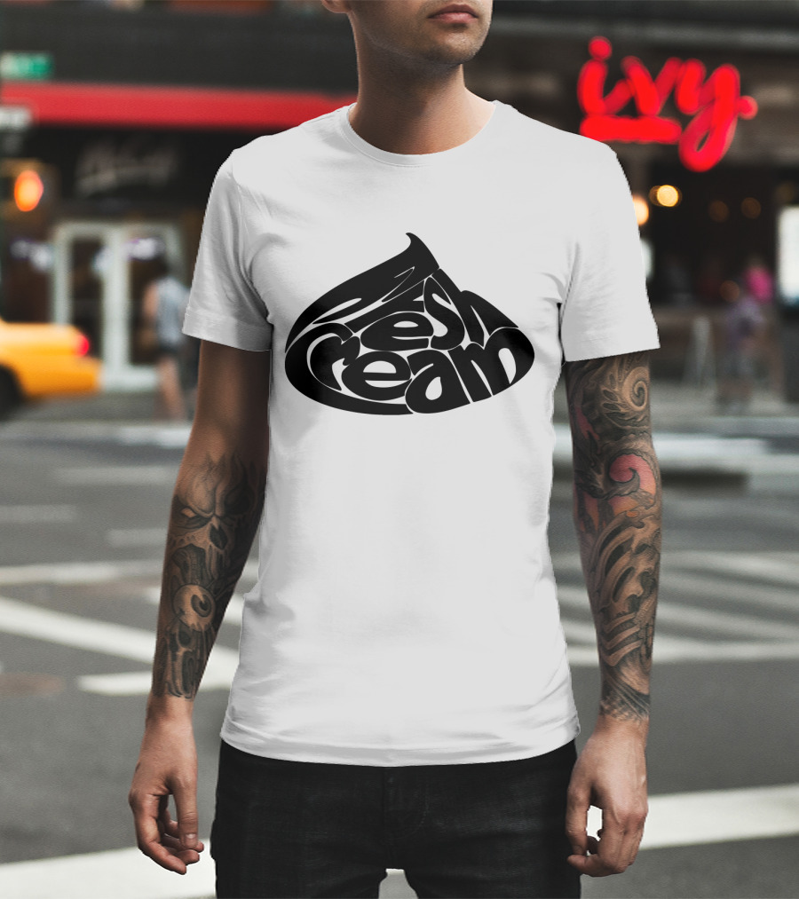 Fresh Cream Album Logo Black T-Shirt
