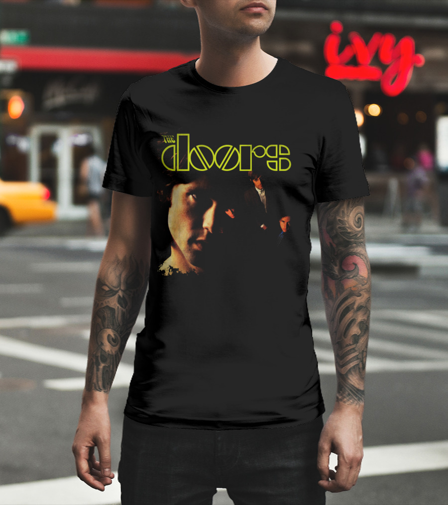 The Doors Band Members Portrait T-Shirt