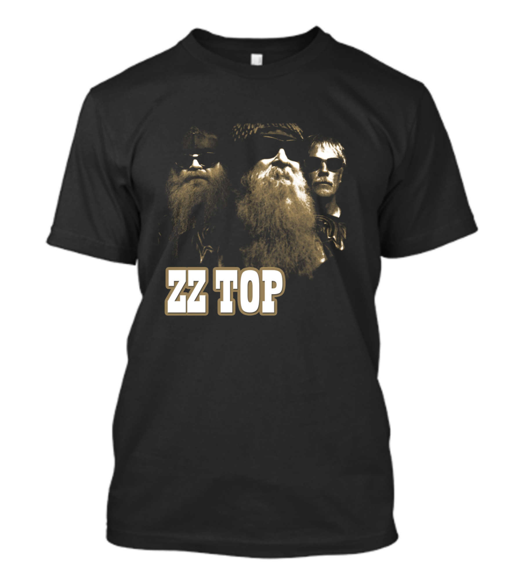 Zz Top Band Portrait T-Shirt