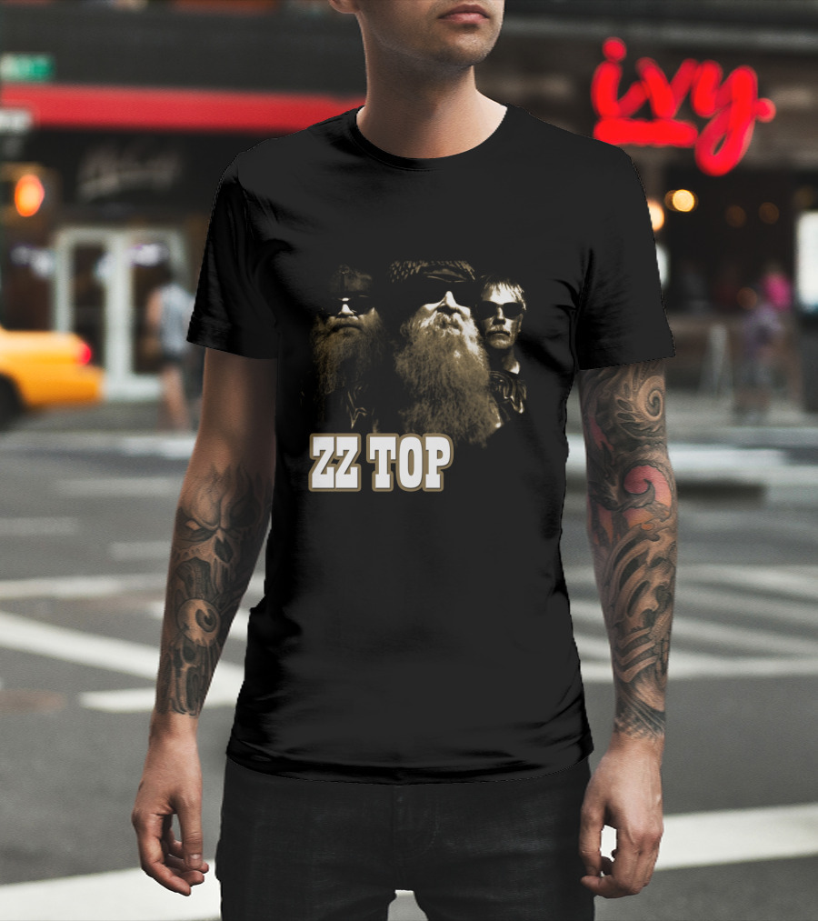 Zz Top Band Portrait T-Shirt