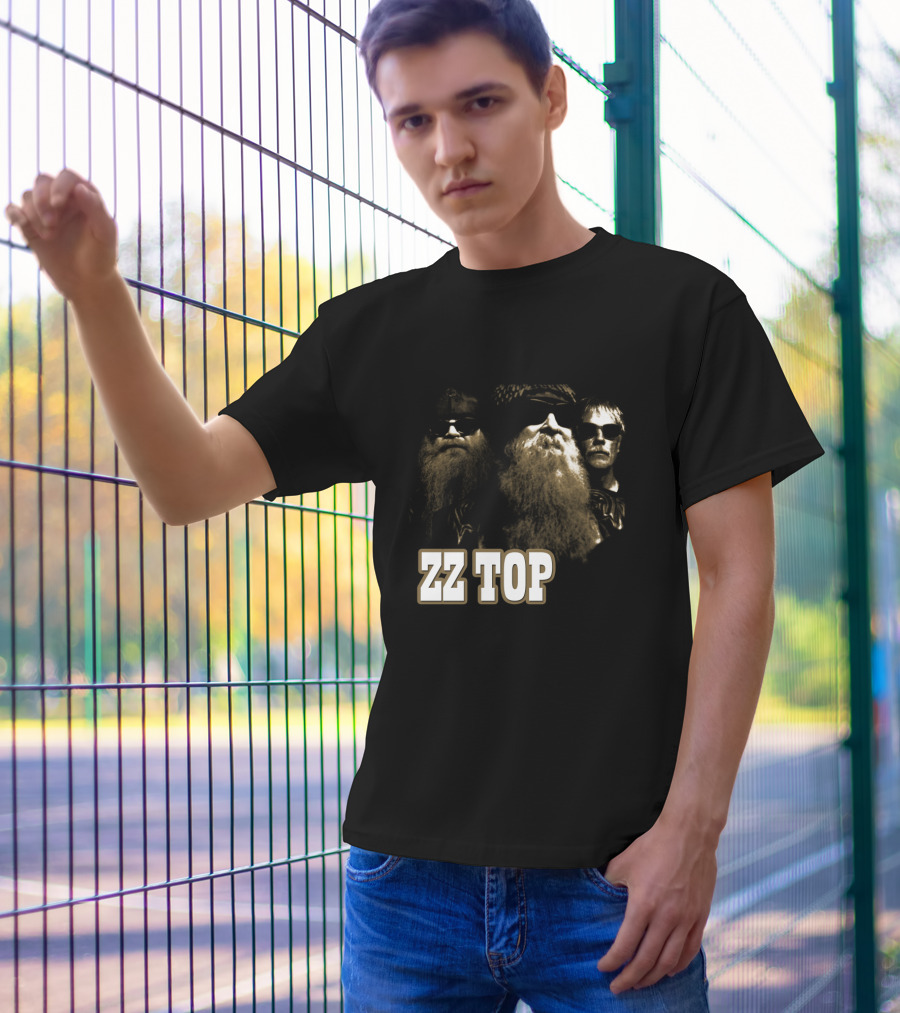 Zz Top Band Portrait T-Shirt