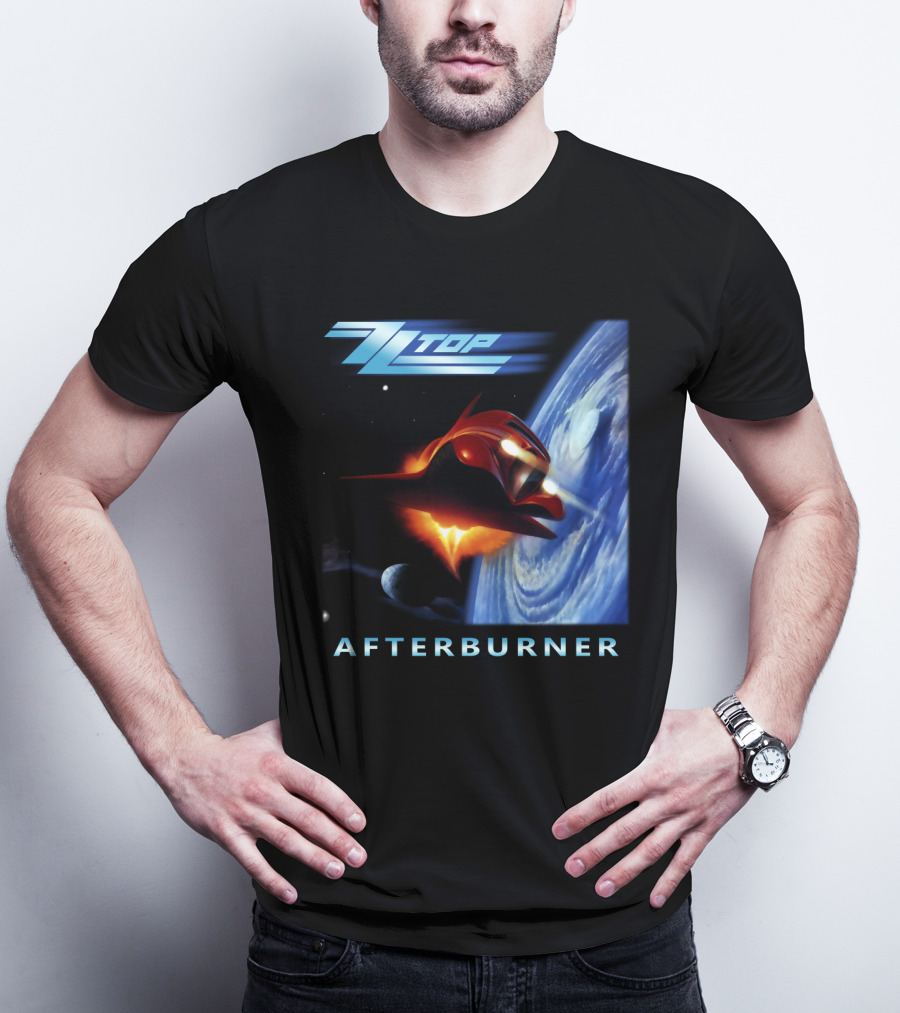 Zz Top Afterburner Spaceship Planet T-Shirt