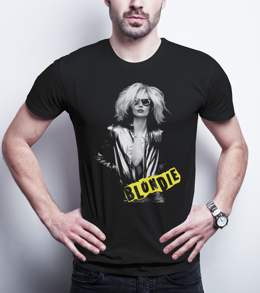 Blondie Silver Jacket And Sunglasses Iconic T-Shirt