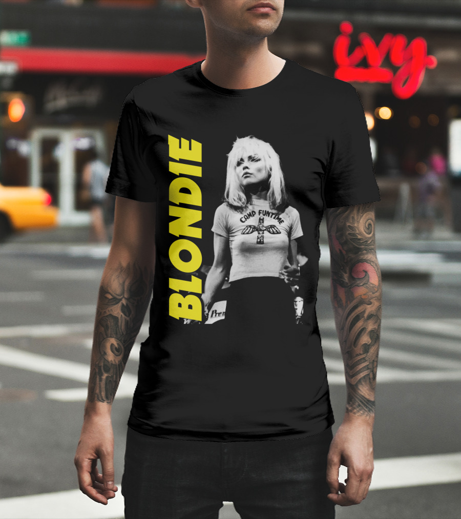 Blondie Camp Funtime Black And White T-Shirt