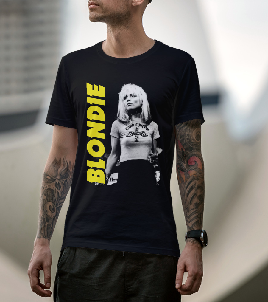 Blondie Camp Funtime Black And White T-Shirt