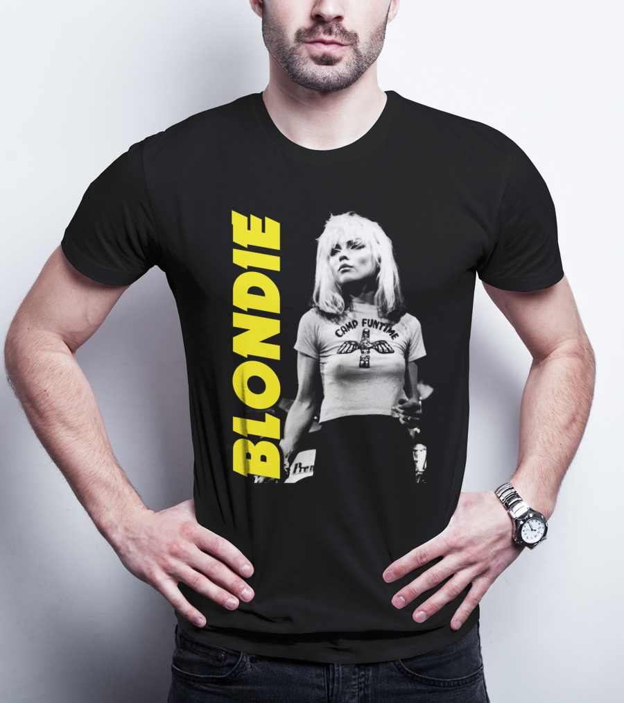 Blondie Camp Funtime Black And White T-Shirt