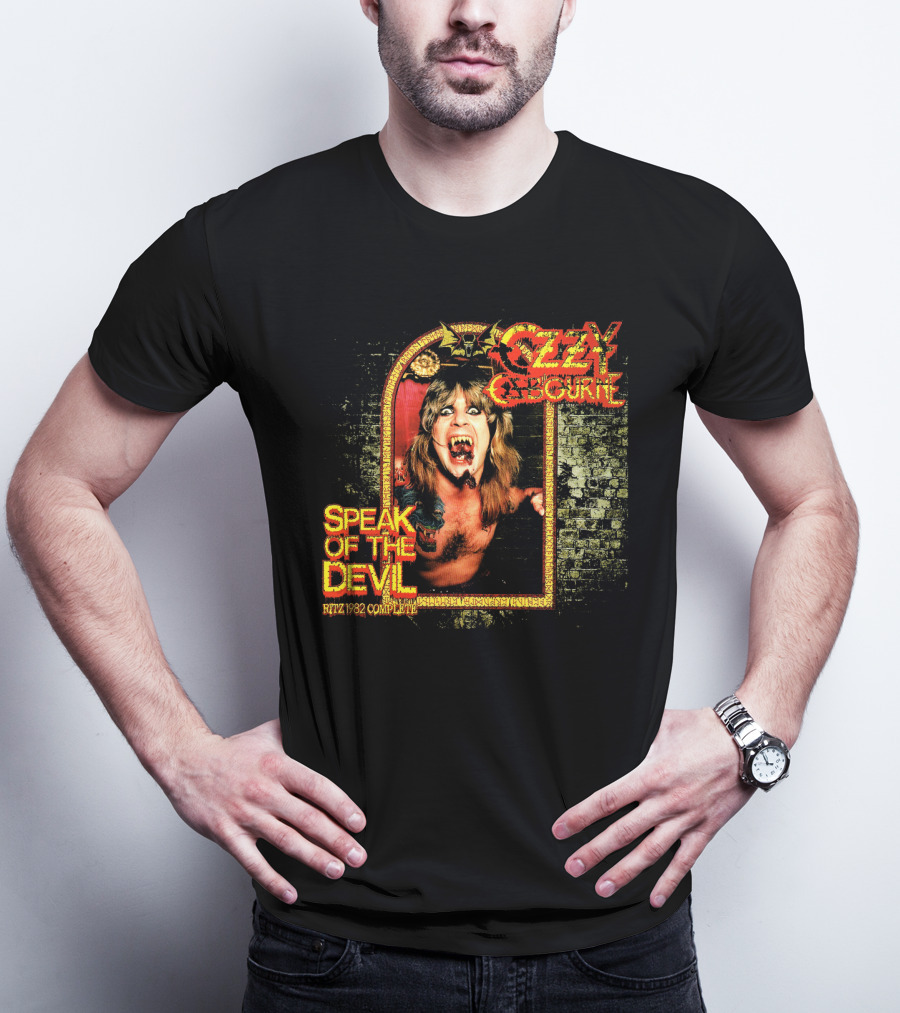 Ozzy Osbourne Speak Of The Devil Ritz 1982 Complete T-Shirt