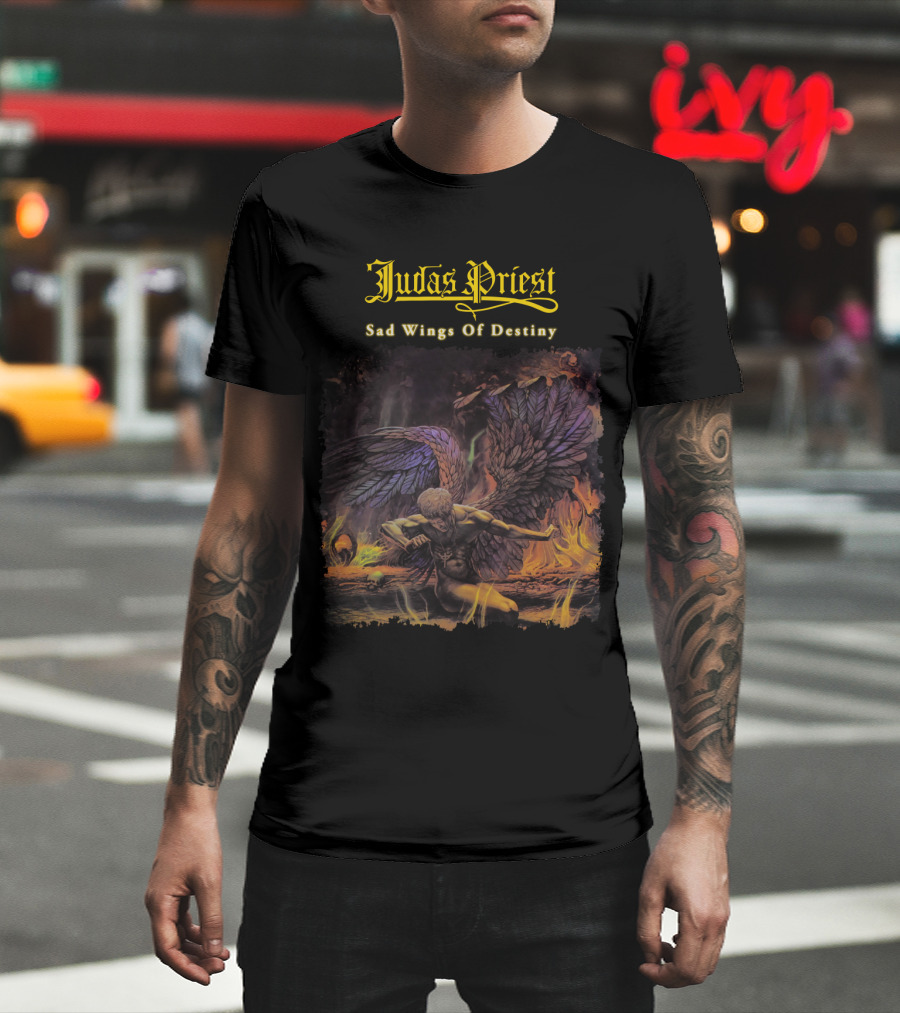 Judas Priest Sad Wings Of Destiny Angelic T-Shirt