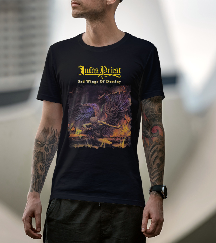 Judas Priest Sad Wings Of Destiny Angelic T-Shirt