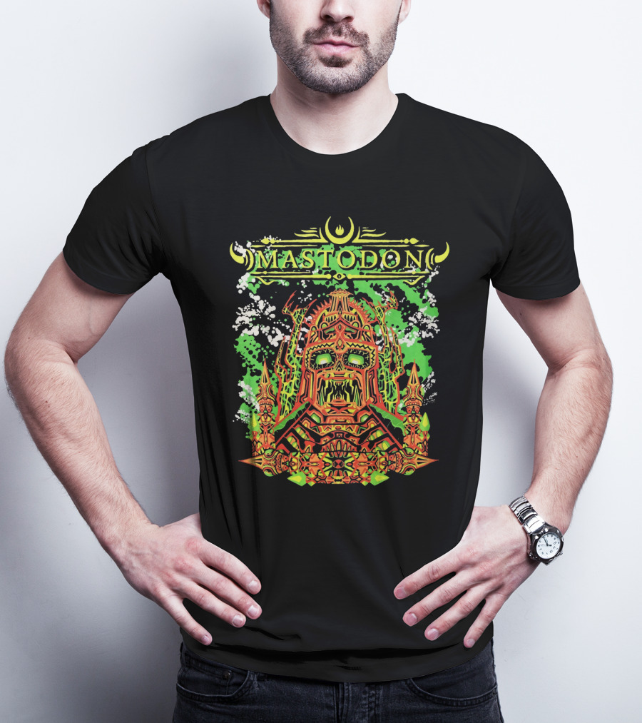 Mastodon Mtd 13 Psychedelic Skull Warrior T-Shirt