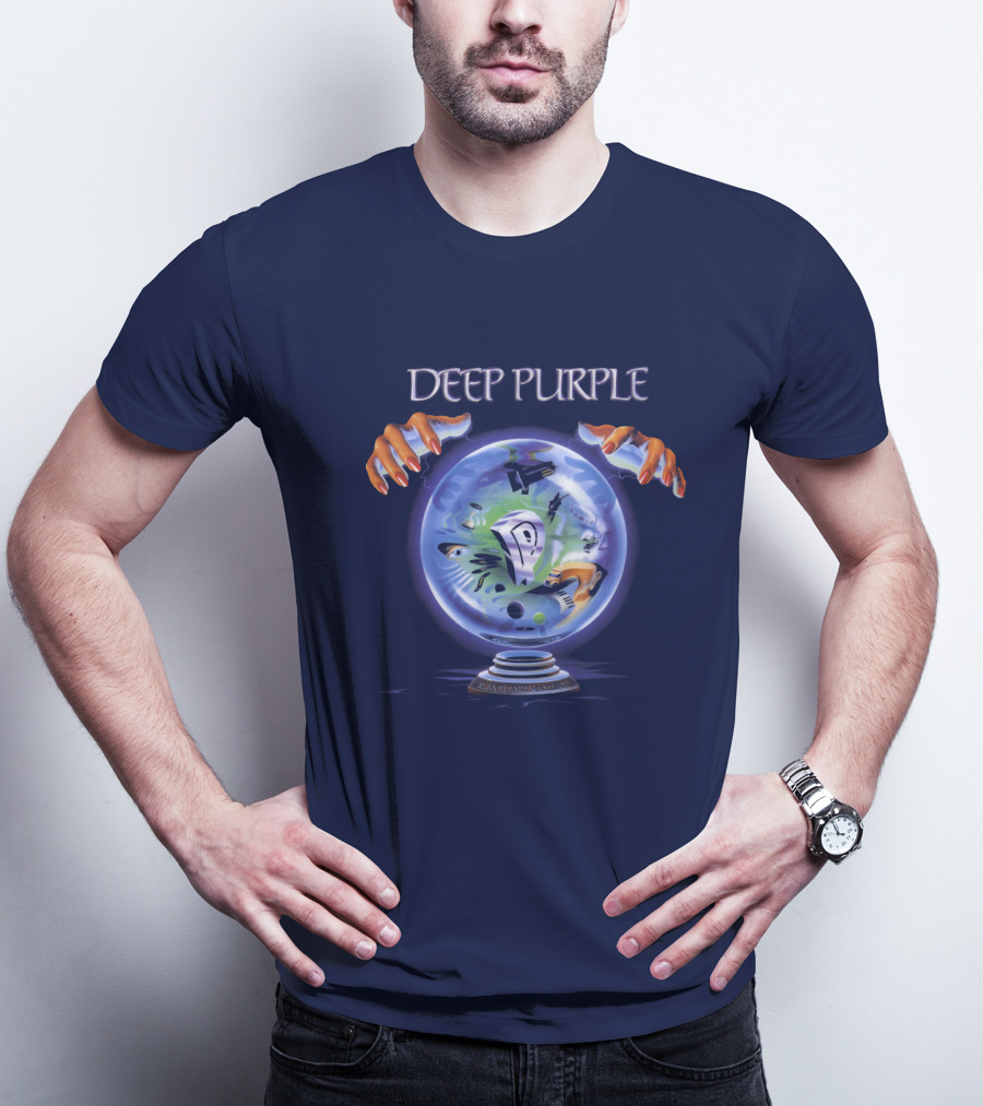 Deep Purple Mystic Globe Artwork T-Shirt