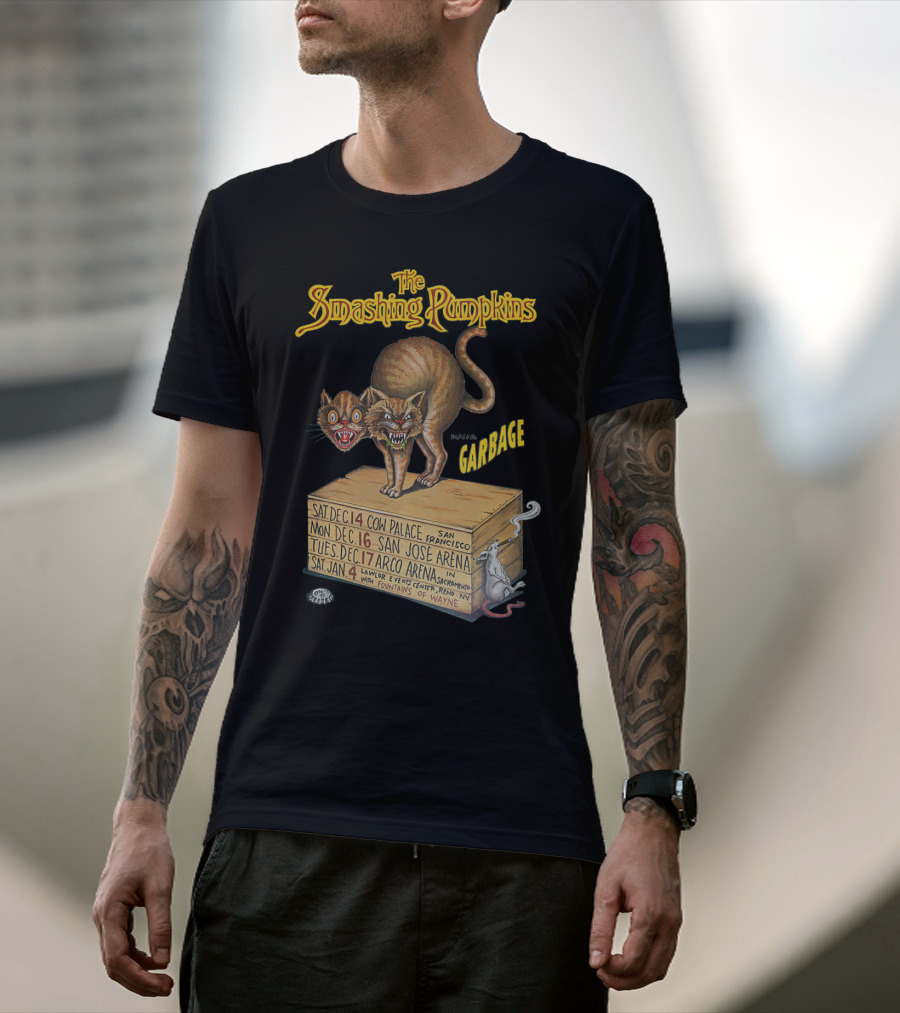 The Smashing Pumpkins Garbage Cow Palace San Jose Arena Arco Arena T-Shirt