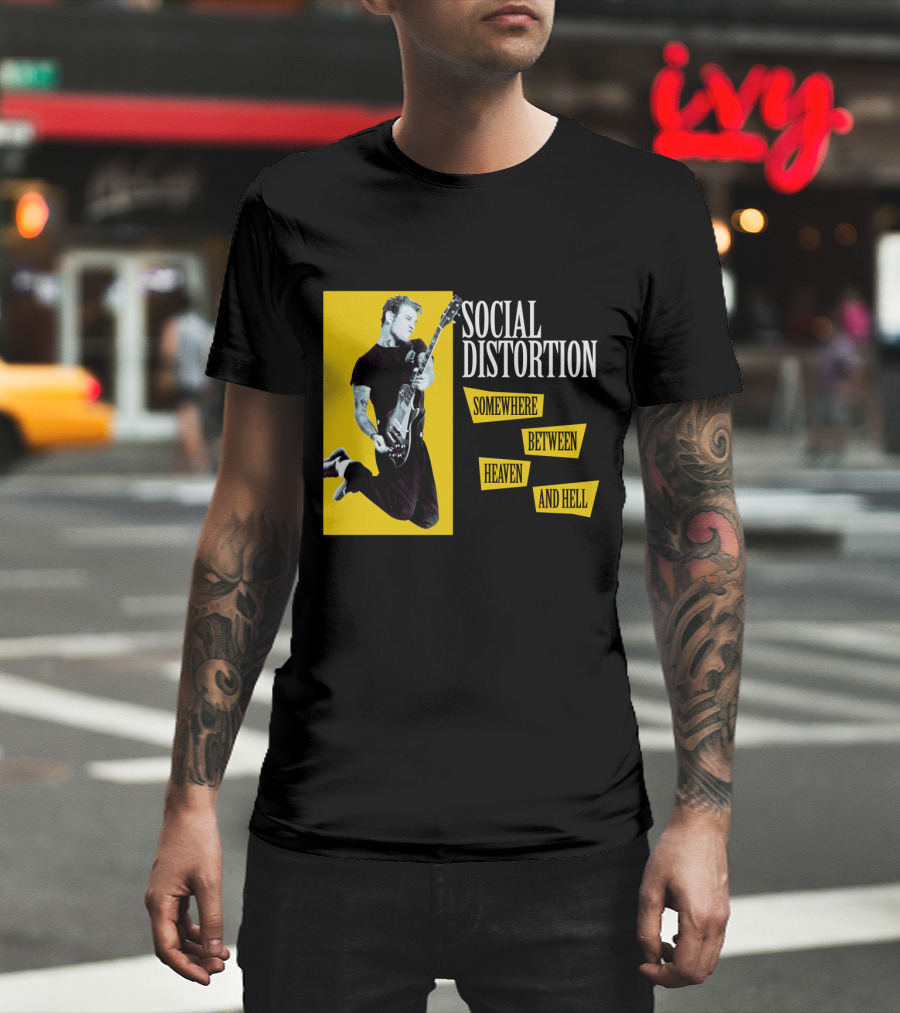 Social Distortion Somewhere Between Heaven And Hell T-Shirt