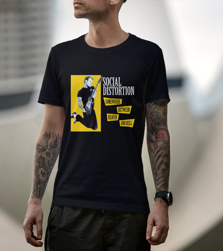 Social Distortion Somewhere Between Heaven And Hell T-Shirt