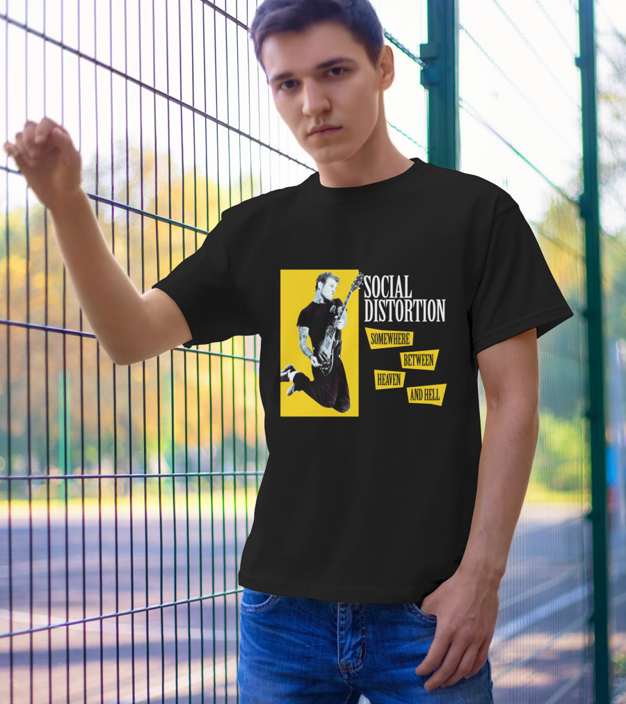 Social Distortion Somewhere Between Heaven And Hell T-Shirt