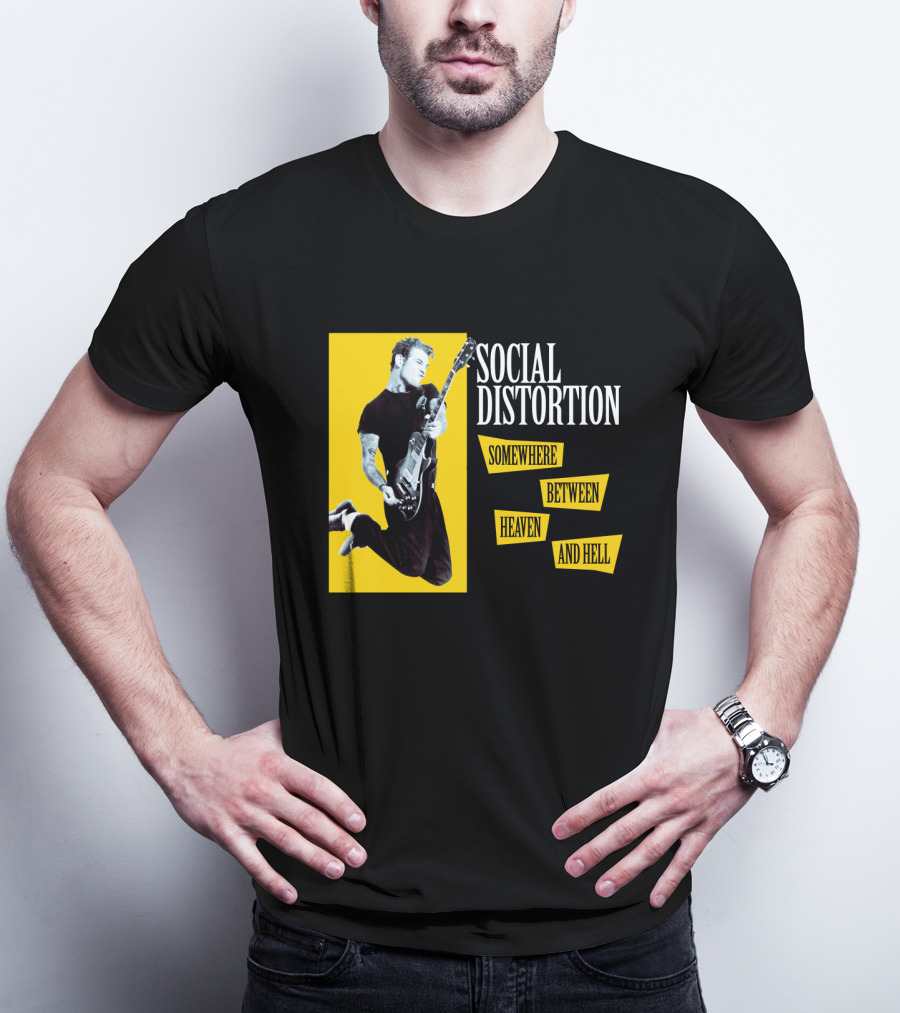 Social Distortion Somewhere Between Heaven And Hell T-Shirt