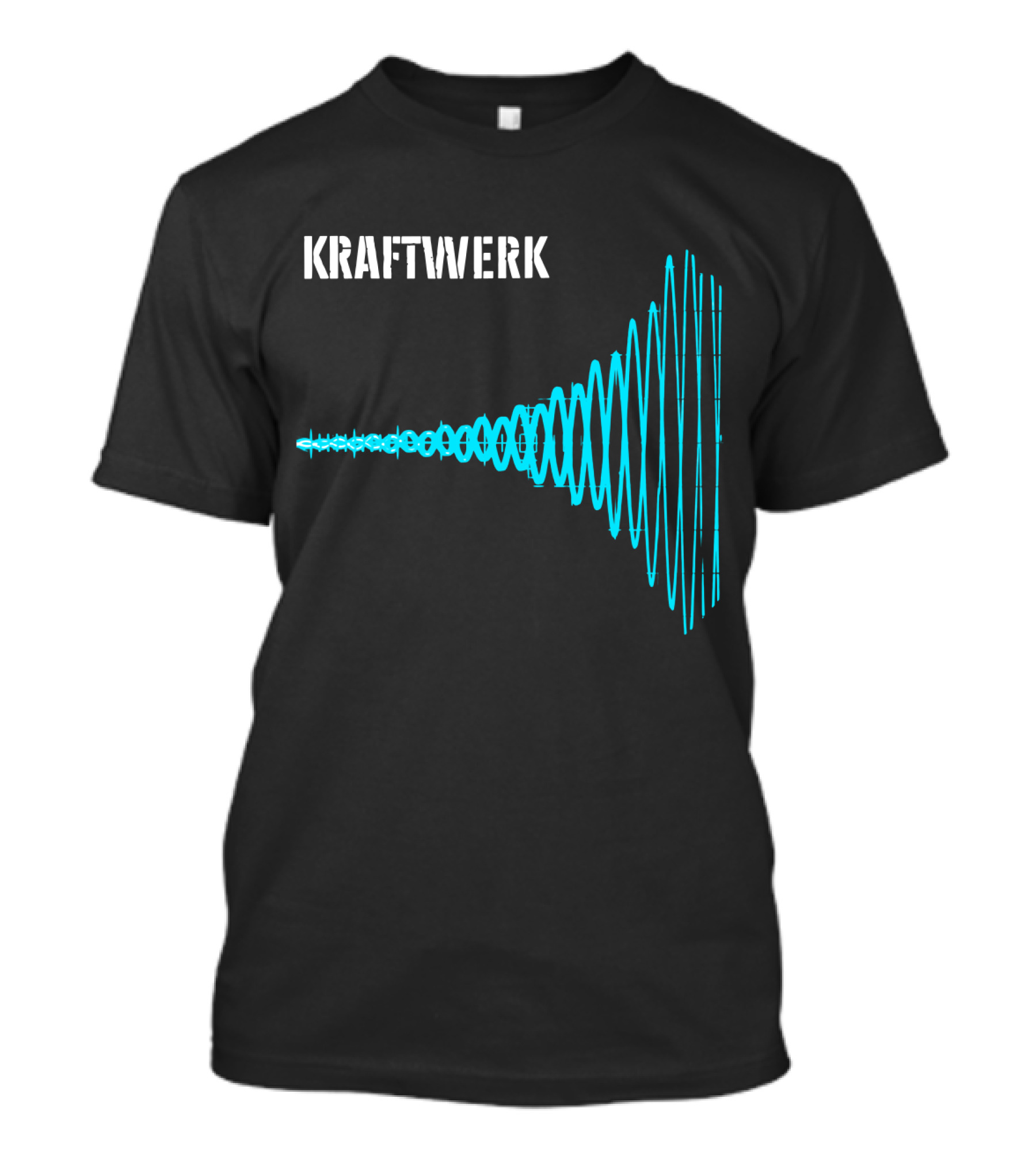 Kraftwerk Blue Sound Waves T-Shirt