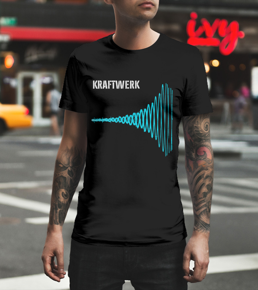 Kraftwerk Blue Sound Waves T-Shirt