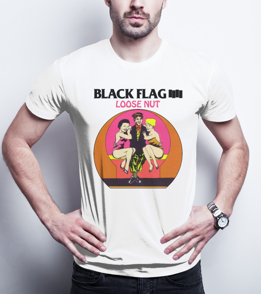 Black Flag Loose Nut Album Cover Art T-Shirt