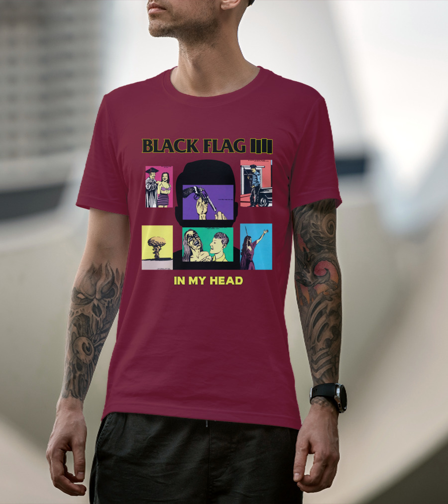 Black Flag Iiii In My Head T-Shirt