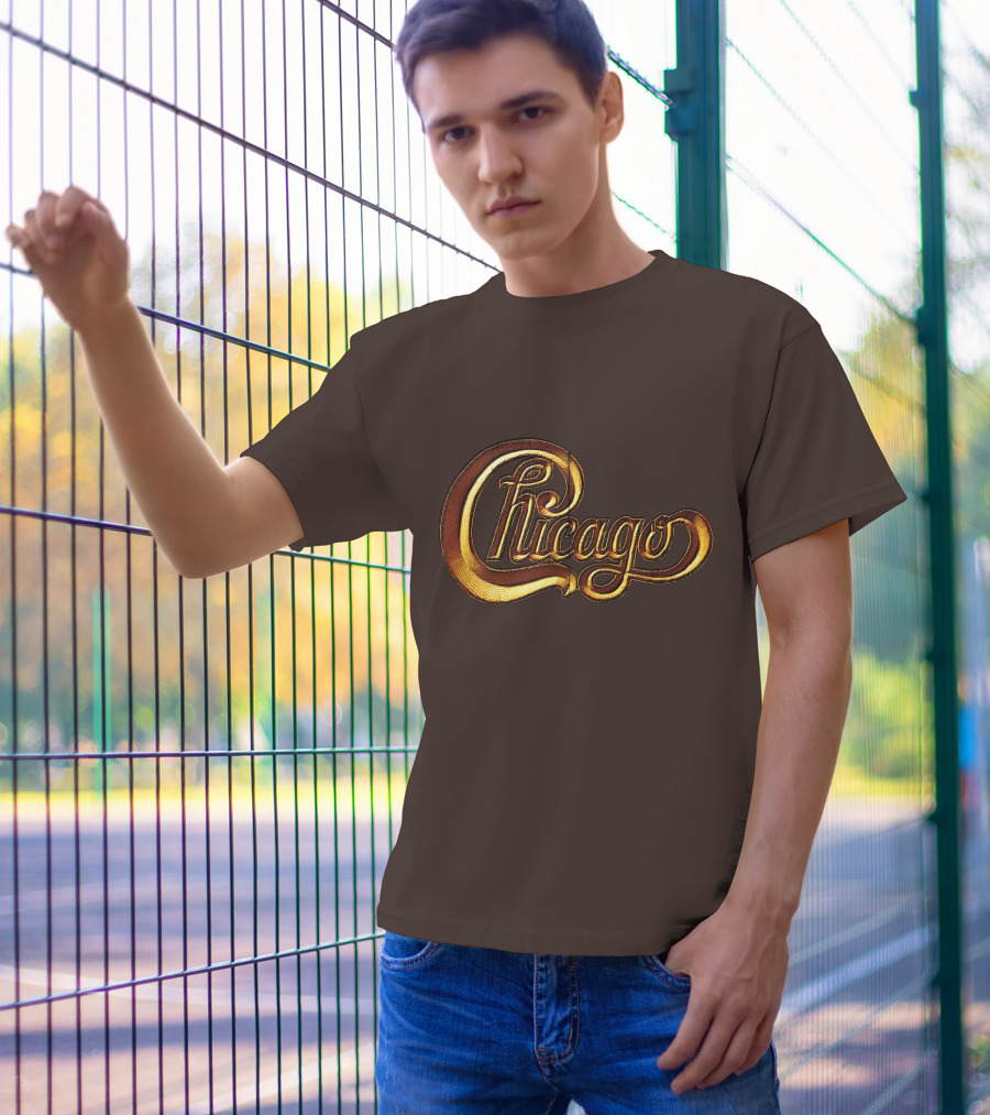 Chicago Gold Script T-Shirt