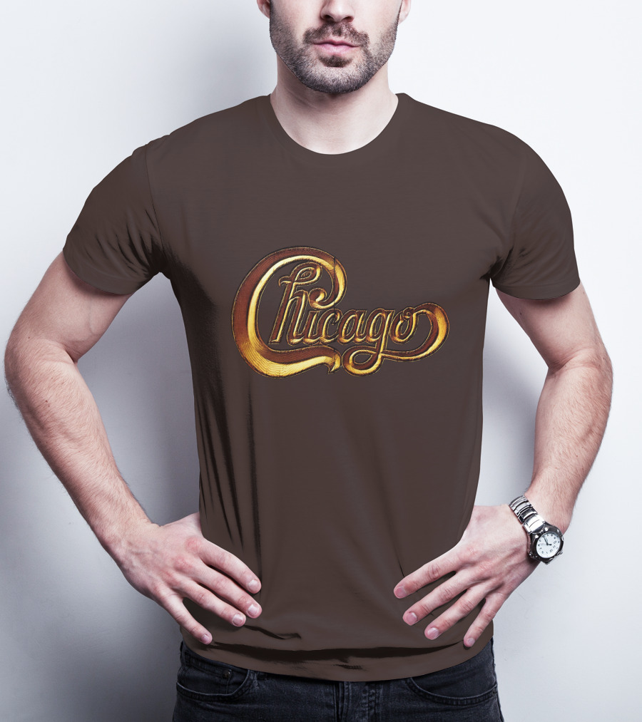 Chicago Gold Script T-Shirt